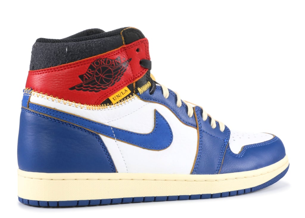 Buy Air Jordan 1 Retro High Union Los Angeles Blue Toe Online in ...