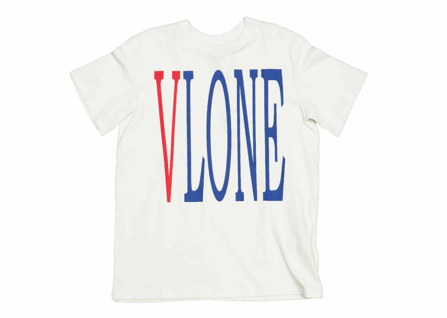 Buy Vlone OG Red V Blue Logo Tee White Online in Australia | KickSTW