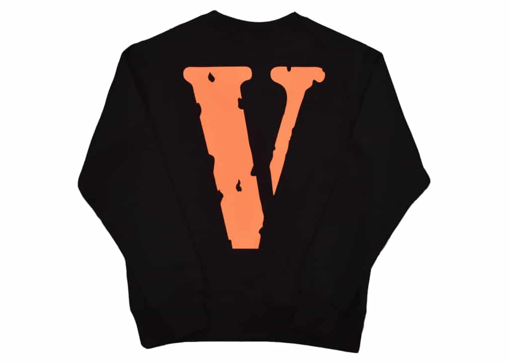 Buy Vlone Friends Orange V Crewneck Black Online in Australia | KickSTW