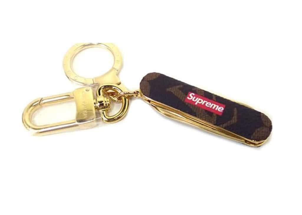 Buy Lv x Supreme Keyring/Pocket Knife Camo Online in Australia | KickSTW