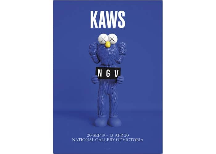 Kaws NGV Blue BFF Print Multi | KICKSTW