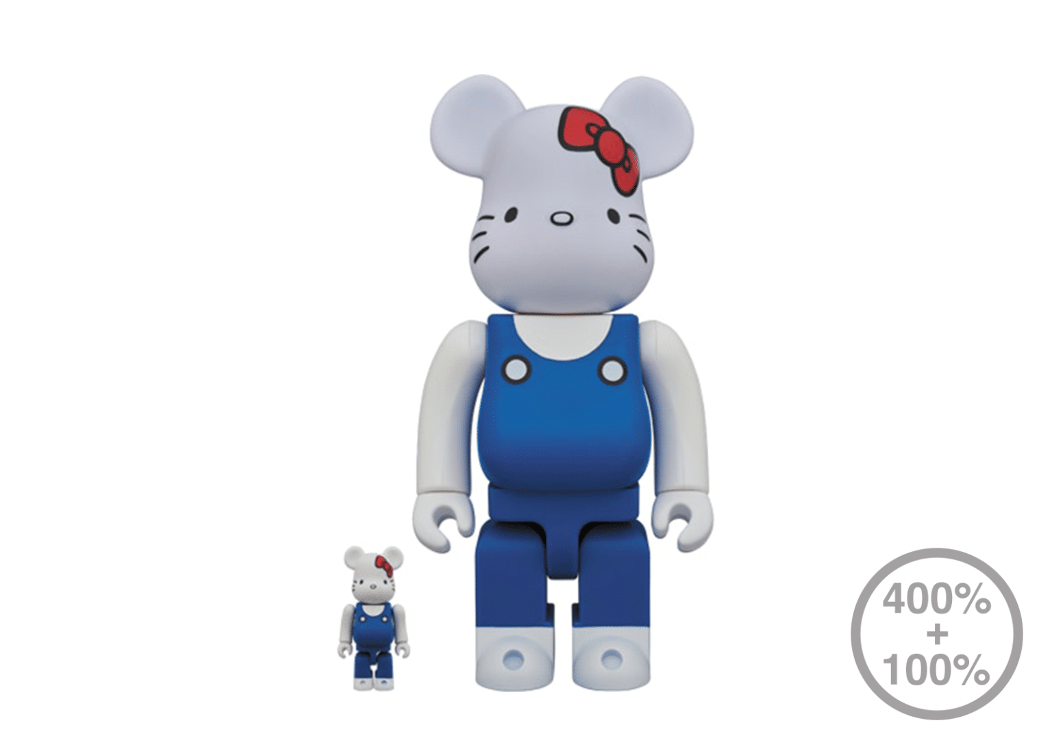 Buy Bearbrick Hello Kitty Generation 70's 100% & 400% Set White Online ...