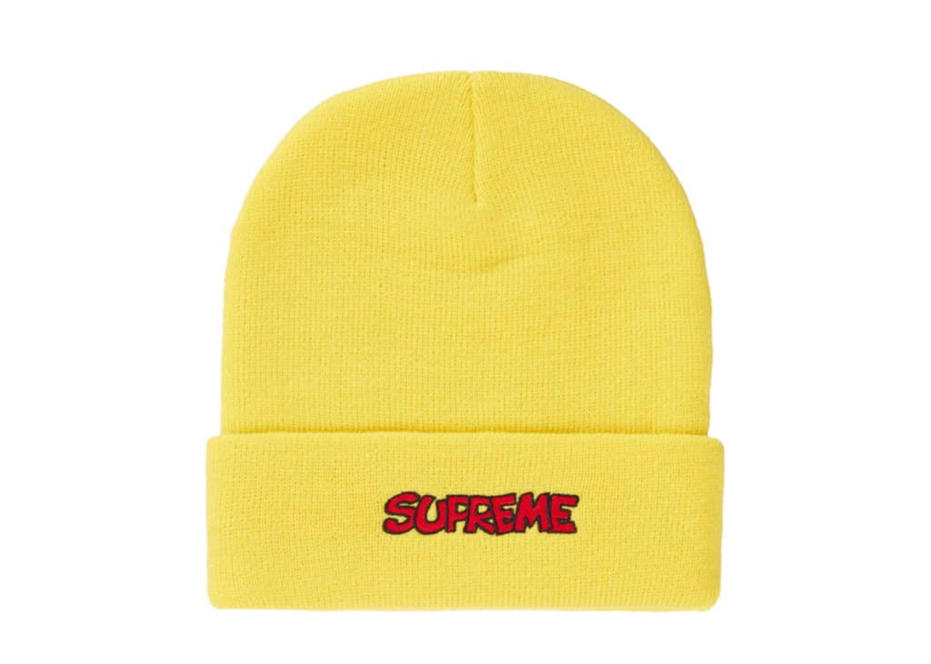 Buy Supreme Smurfs Beanie Yellow Online in Australia | KickSTW
