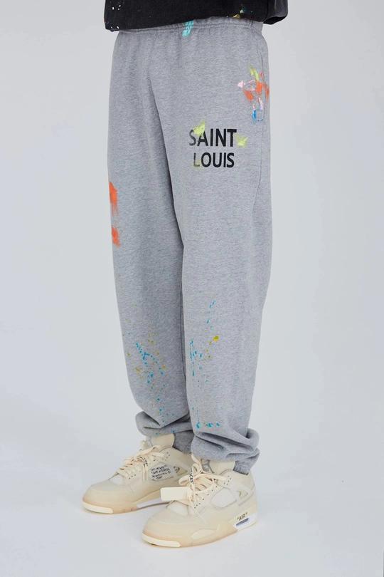 Buy Saint Louis Painted Sweatpants Grey Online in Australia | KickSTW