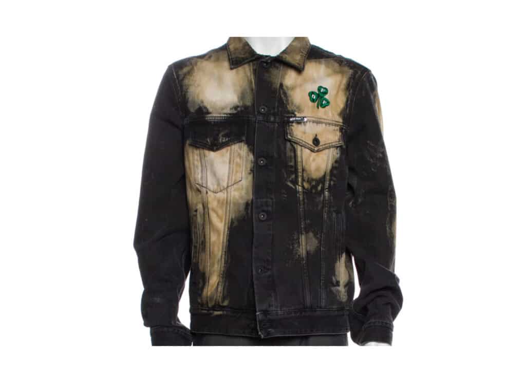 Buy Off White Liberty Denim Jacket Black/Brown Online in Australia ...