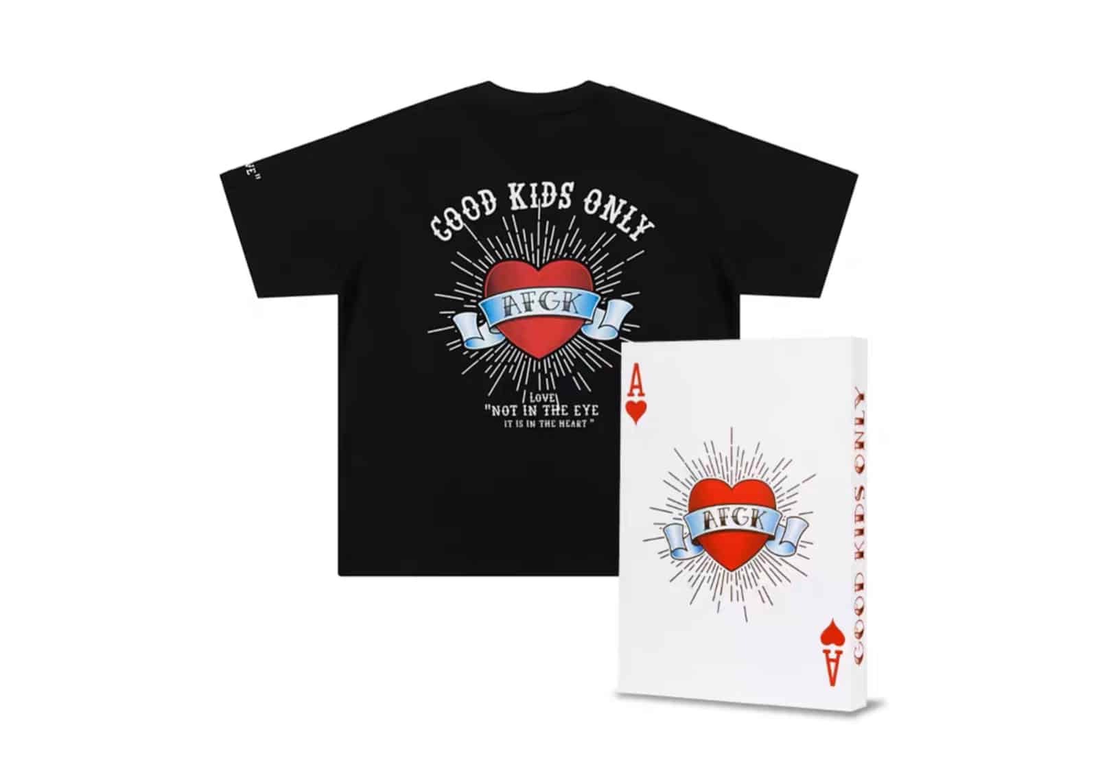 Buy A Few Good Kids Heart Logo Tee Black Exclusive Online in Australia ...