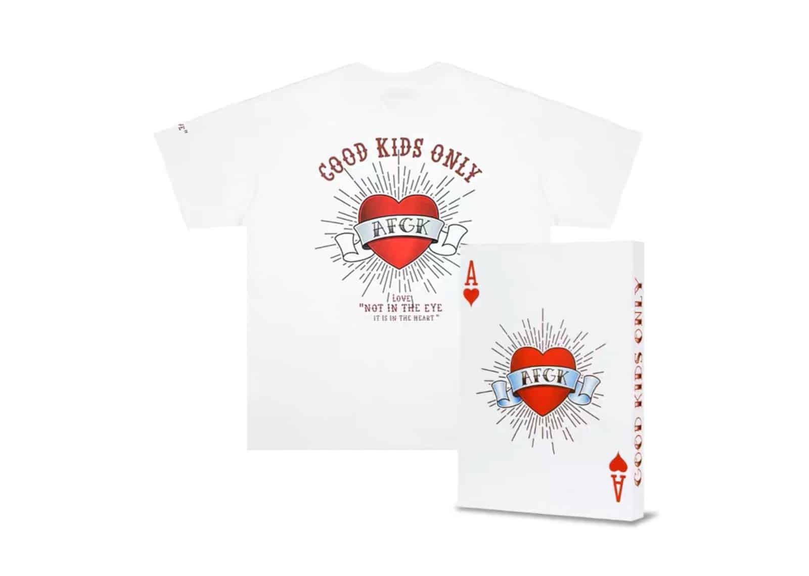 Buy A Few Good Kids Heart Logo Tee White Exclusive Online in Australia ...