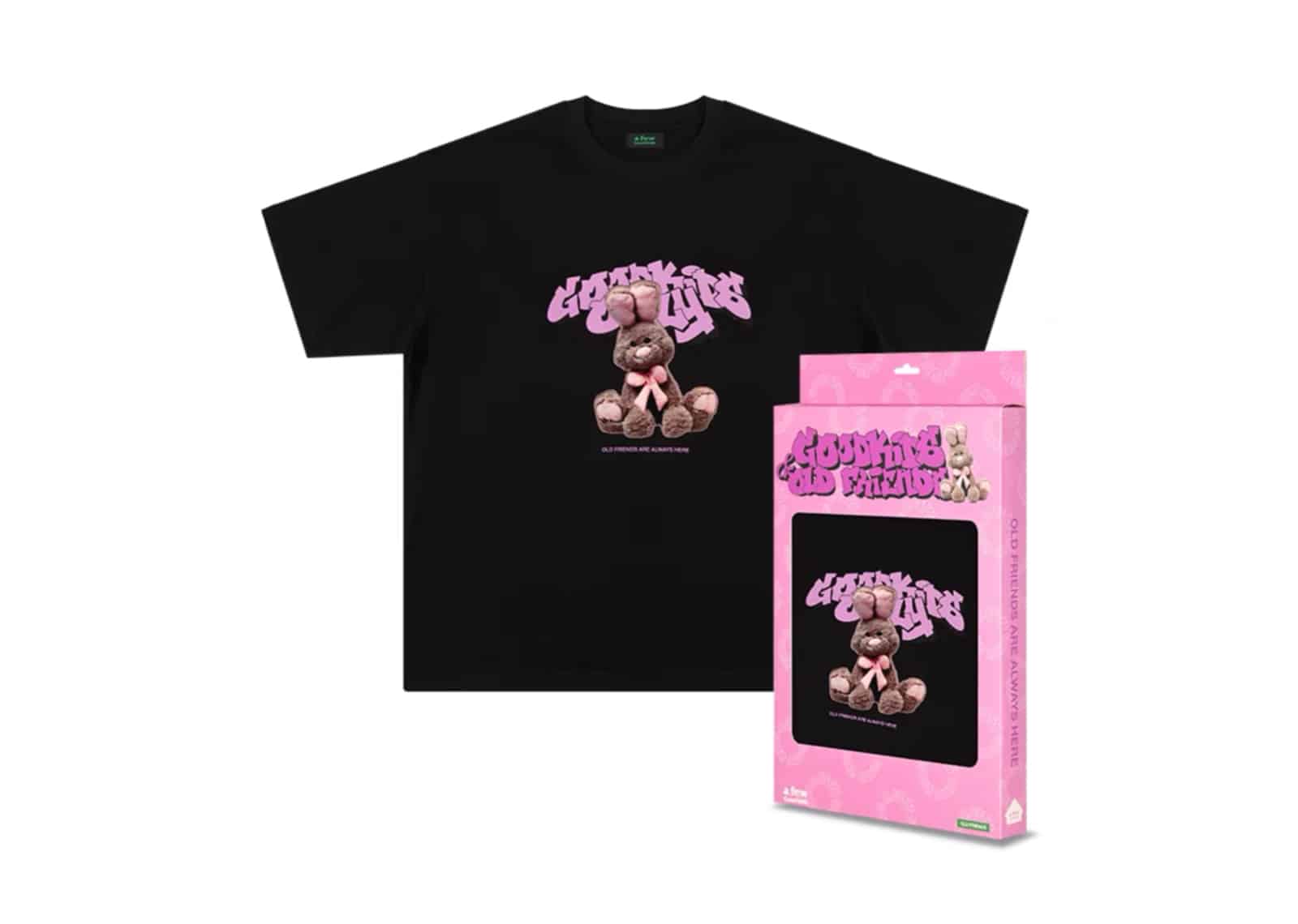 Buy A Few Good Kids & Old Friends Rabbit Tee Black Online in Australia ...