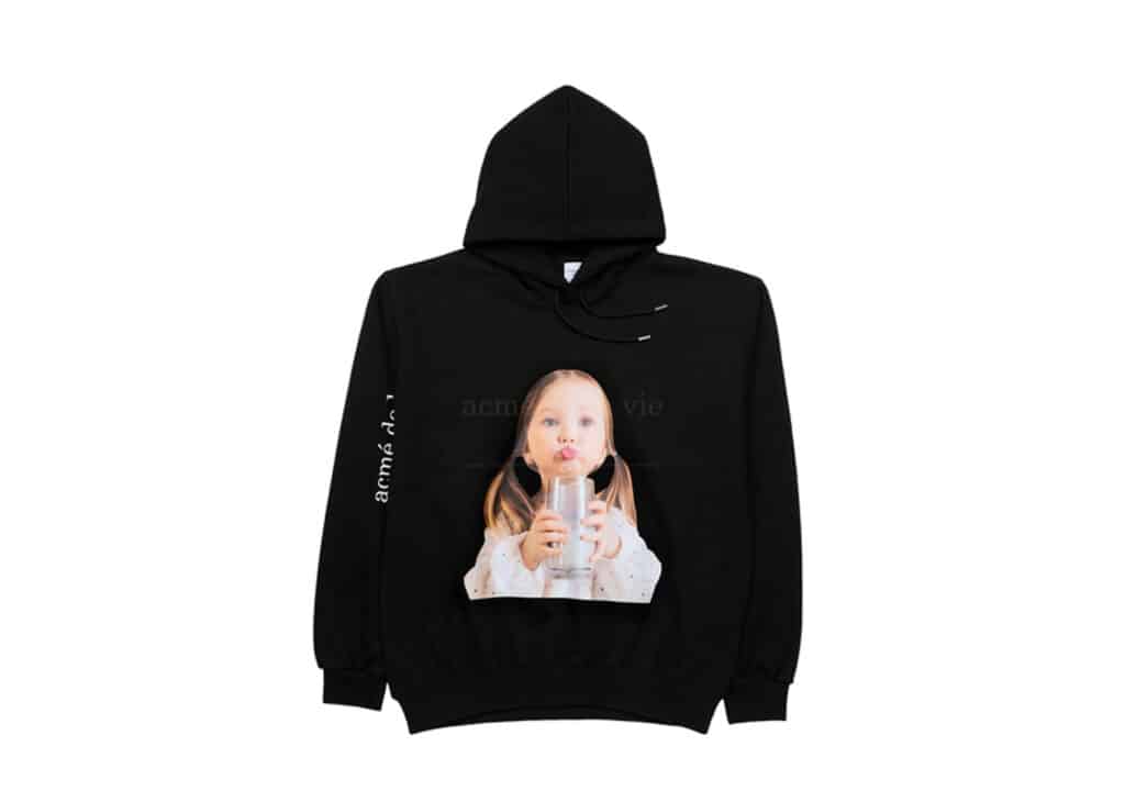 Buy ADLV Baby Face Milk Girl Hoodie Black Online in Australia | KickSTW