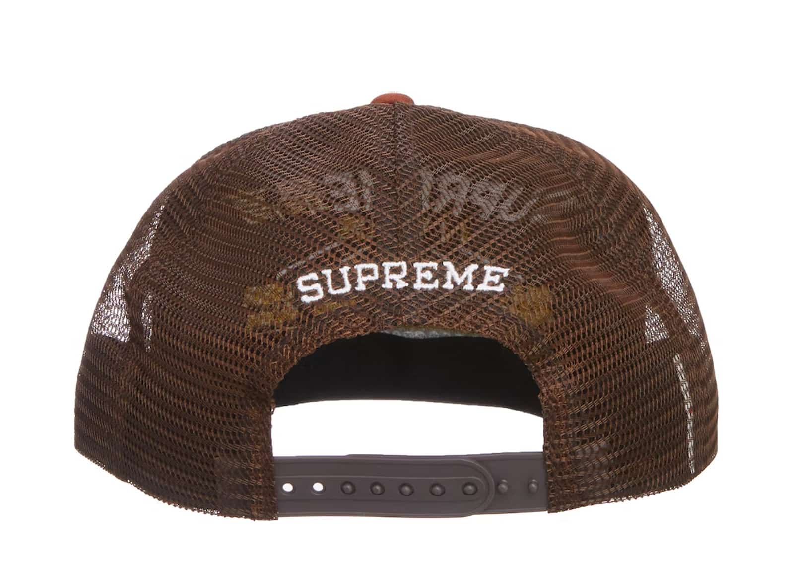 Buy Supreme Transport Mesh Back 5-Panel Brown Online in Australia | KickSTW