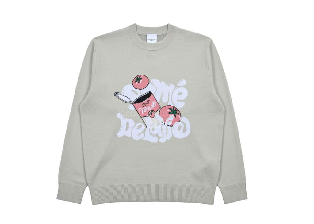 Buy ADLV Tomato Front Artwork Knit Sweater Grey Online in Australia ...