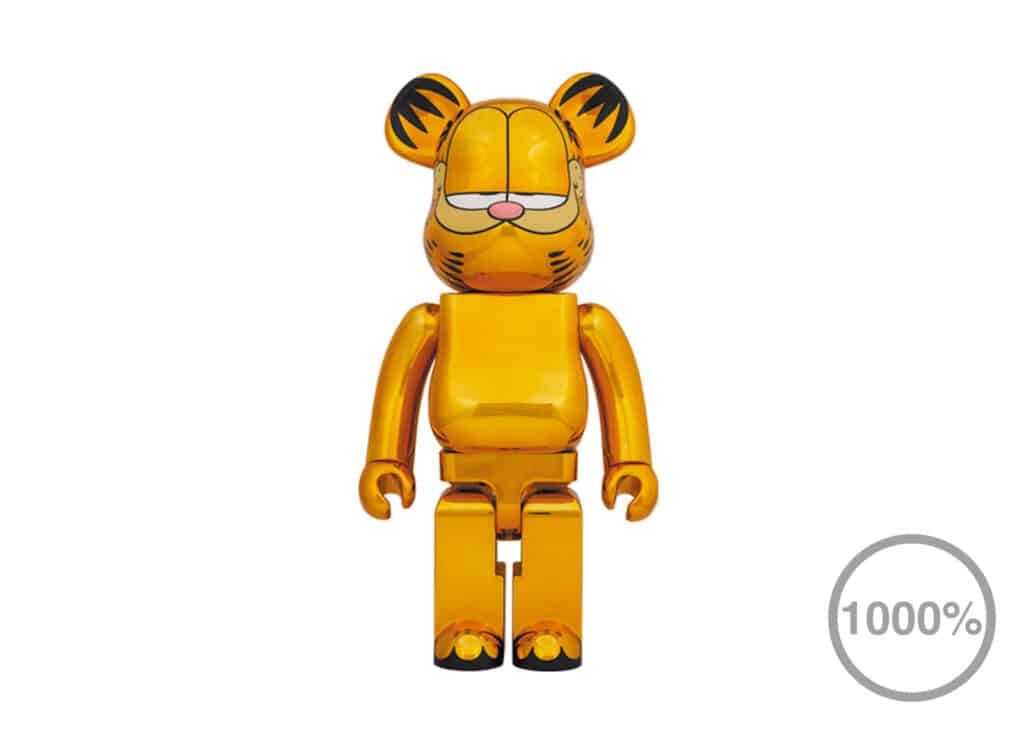 Buy Bearbrick Garfield 1000% Gold Chrome Ver. Online in Australia | KickSTW