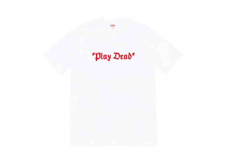 Buy Supreme “Play Dead” Tee White Online in Australia | KickSTW