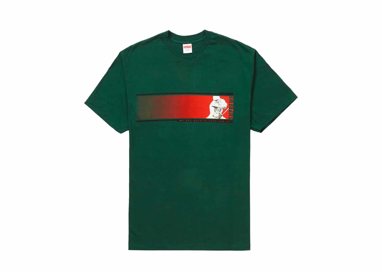 Buy Supreme We're Back Tee Dark Green Online in Australia | KickSTW