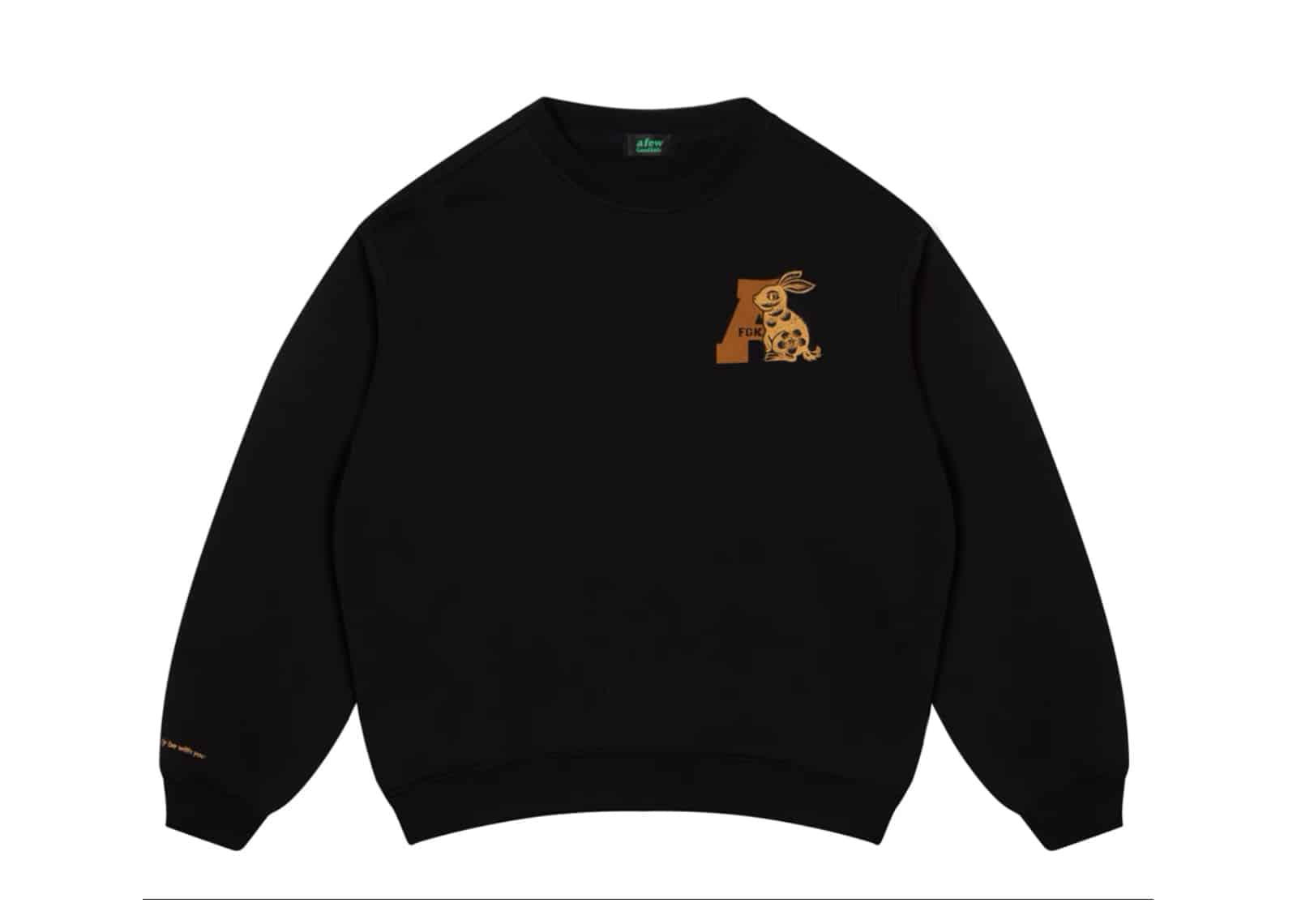 Buy A Few Good Kids Year Of Rabbit Crewneck Black Online in Australia ...