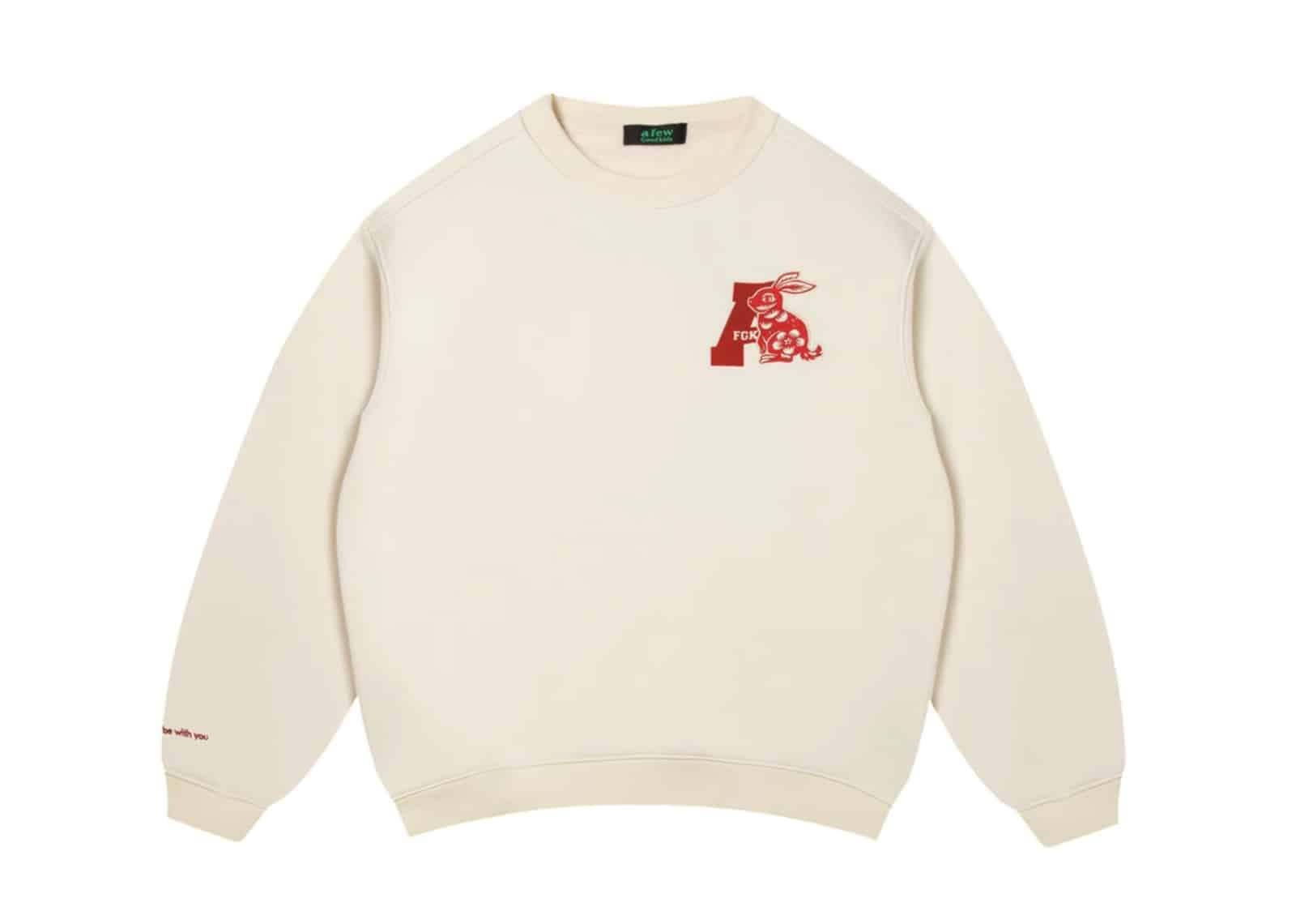 Buy A Few Good Kids Year Of Rabbit Crewneck Cream Online in Australia ...