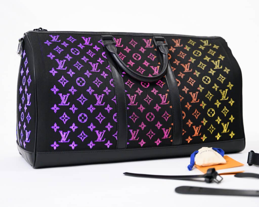 Buy Louis Vuitton Keepall LED Monogram 50 Black Online in Australia ...