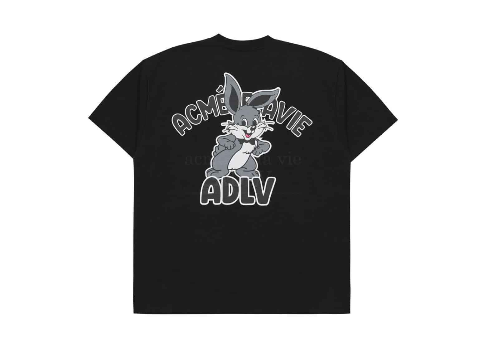 Buy ADLV Cartoon Rabbit Tee Black Online in Australia | KickSTW