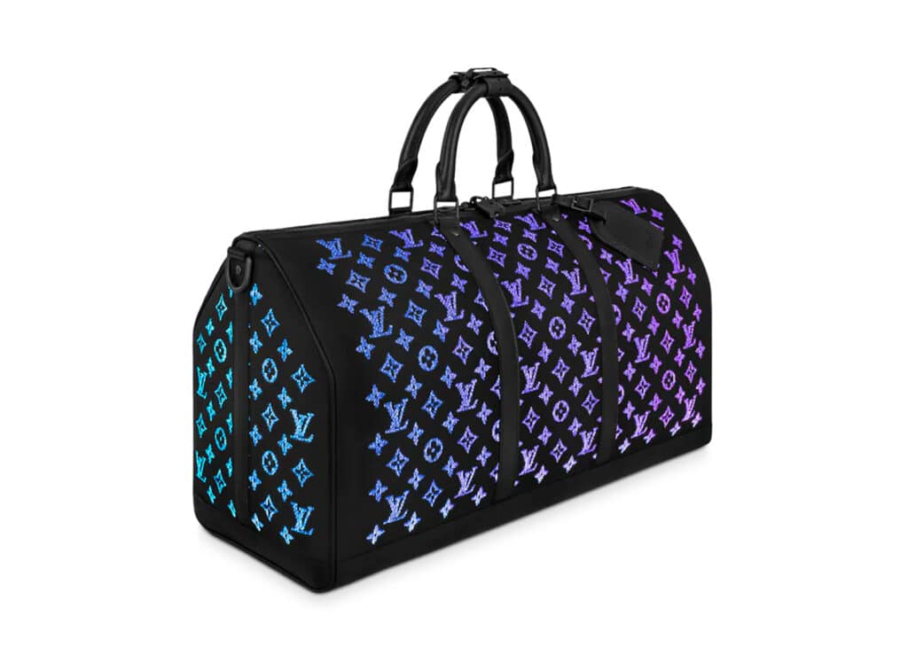 Buy Louis Vuitton Keepall LED Monogram 50 Black Online in Australia ...