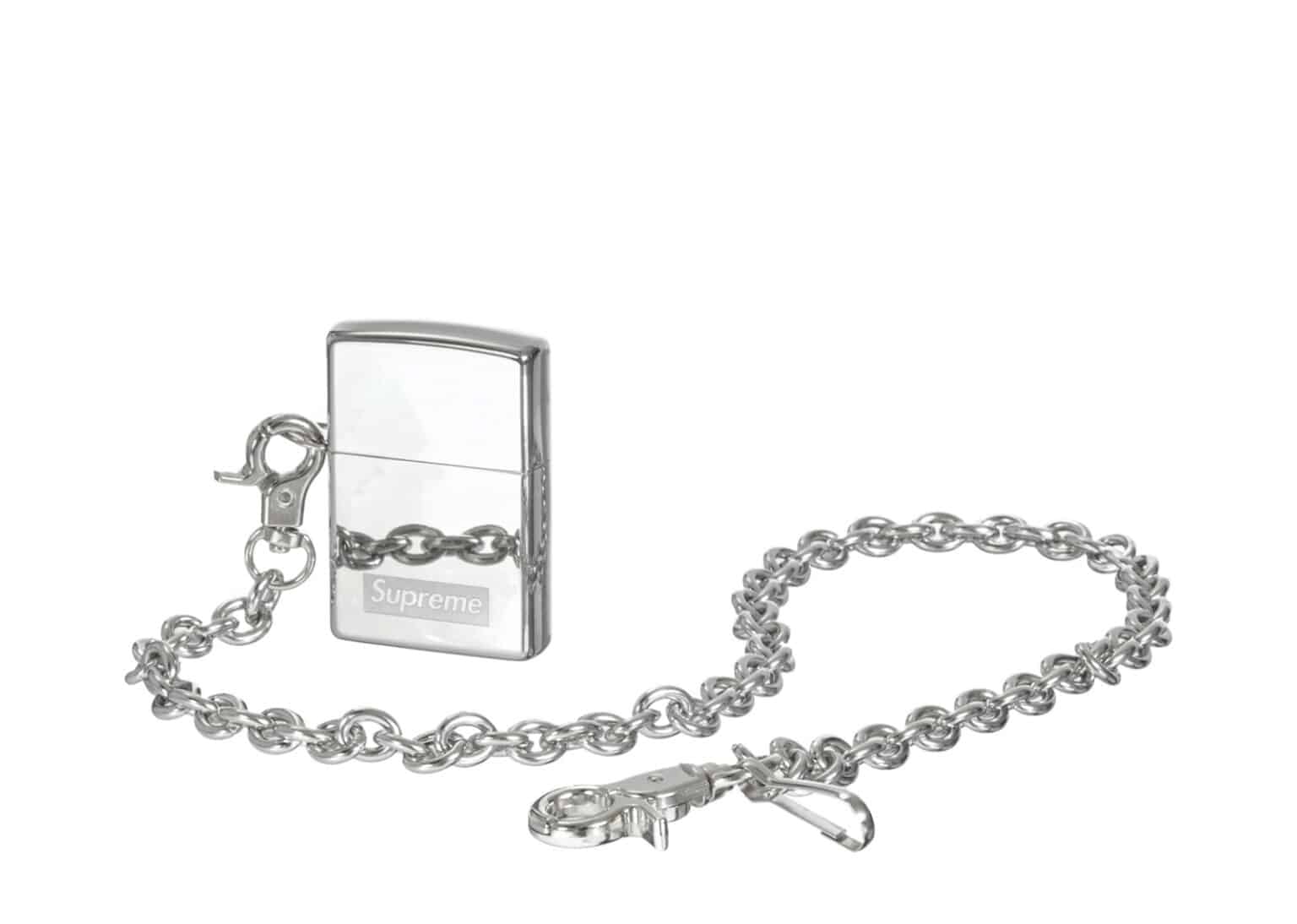 Buy Supreme Chain Zippo Silver Online in Australia | KickSTW