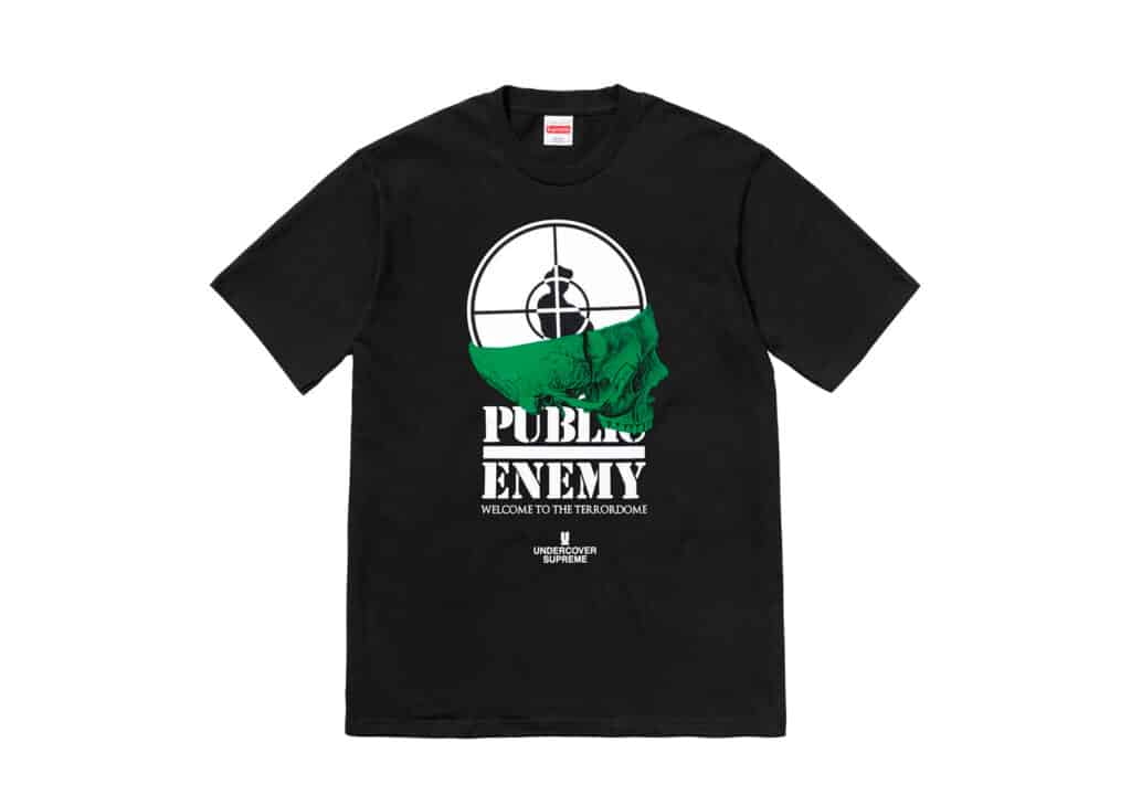 Buy Supreme UNDERCOVER/Public Enemy Terrordome Tee Black Online in Australia | KickSTW