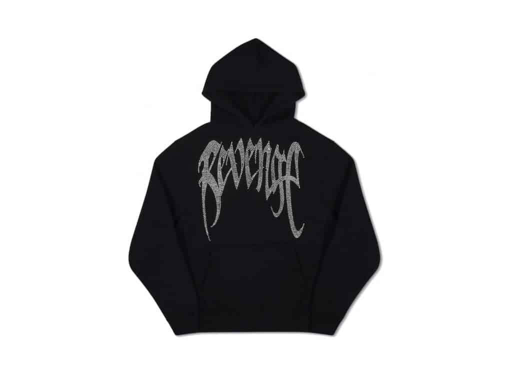 Buy Revenge Bejeweled Arc Logo Hoodie Black Online in Australia | KickSTW