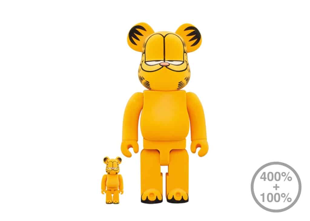 Buy Bearbrick x Garfield Flocky Ver. 100% & 400% Set Online in ...