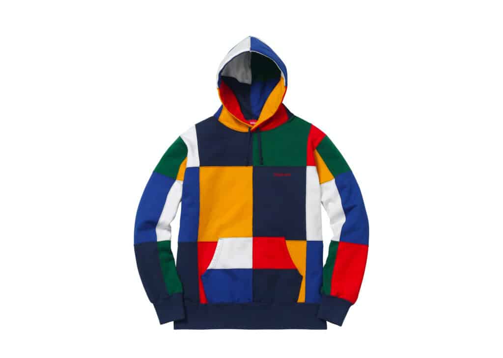 Buy Supreme Patchwork Hoodie Navy Online in Australia | KickSTW