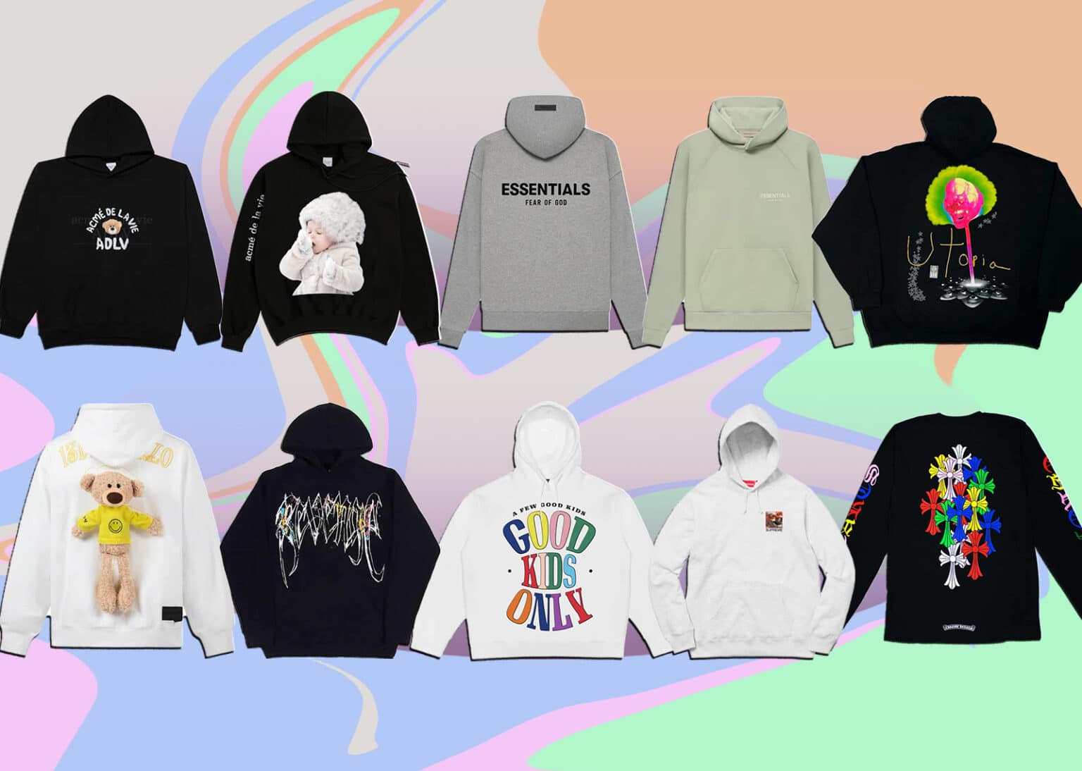 Top 10 Streetwear Hoodies to Know About in 2023 | KICKSTW
