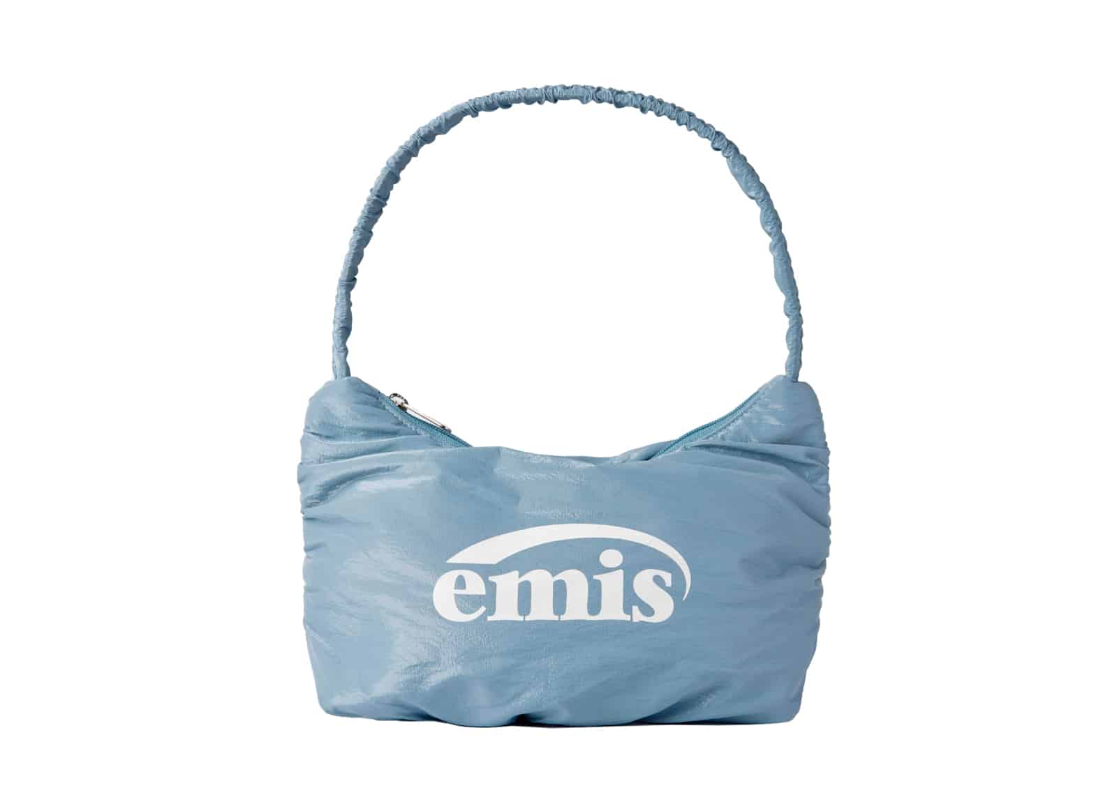 Buy Emis Glossy Shirring Hobo Bag Sky Blue Online in Australia | KickSTW