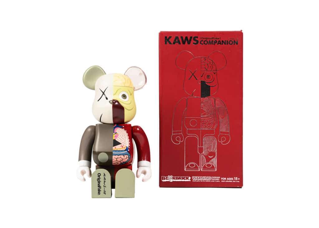 Buy KAWS Bearbrick Dissected 400% Brown (Display Condition) Online in ...