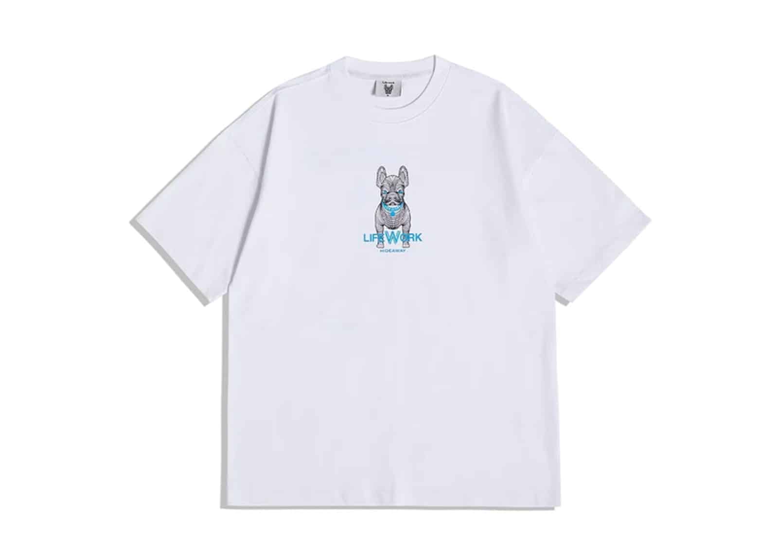 Buy LifeWork Small Dog Tee White TS997 Online in Australia | KickSTW