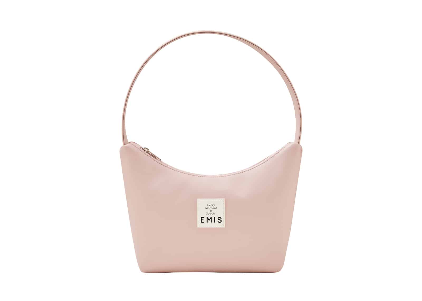 Buy Emis New Leather Logo Hobo Bag Light Pink Online in Australia | KickSTW