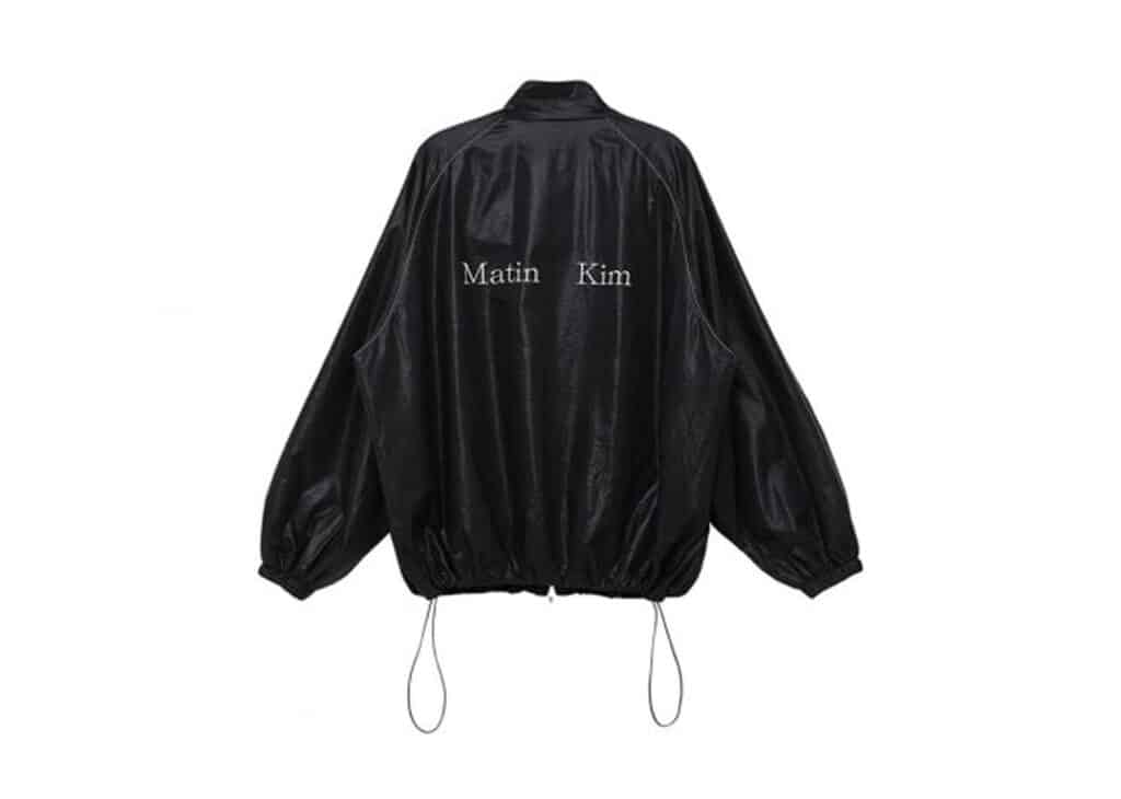 Buy Matin Kim Logo Coating Jumper Black JP002 Online in Australia | KickSTW