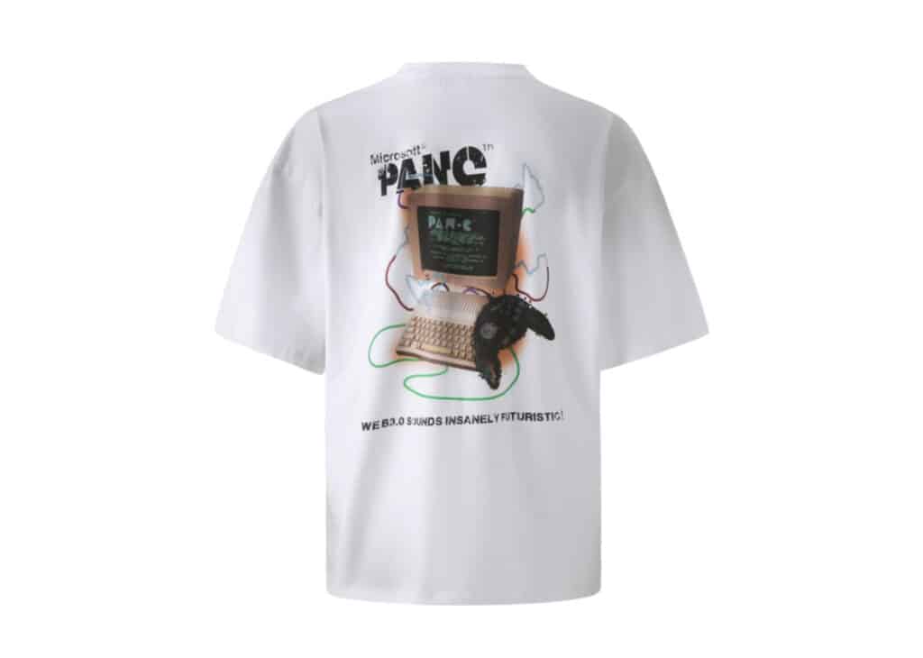 Buy PANQ 2023 Pre-Fall Computer Tee White Online in Australia | KickSTW