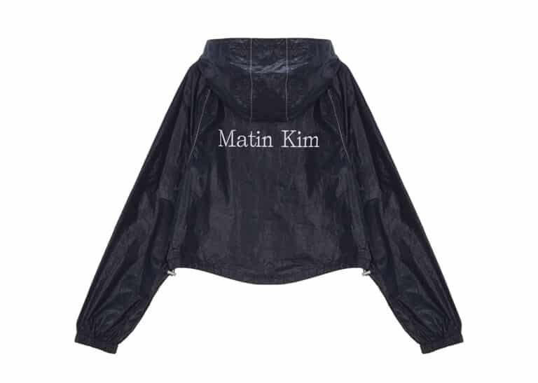 Buy Matin Kim Crop Hoody Coating Jumper Navy JP039 Online in Australia ...