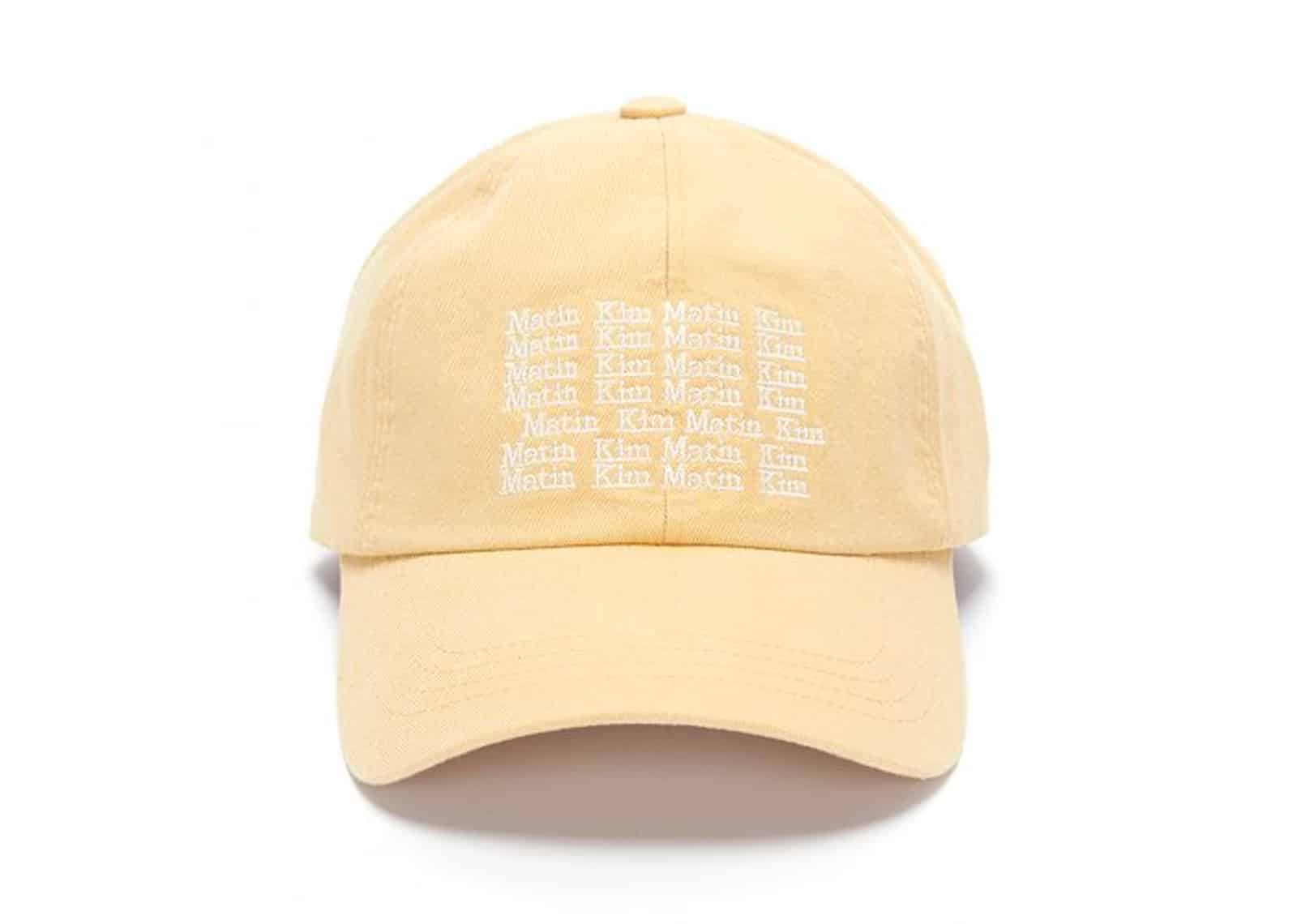 Buy Matin Kim Lettering Ball Cap Yellow HT007 Online in Australia | KickSTW