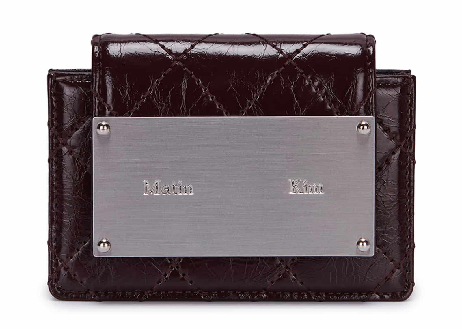 Buy Matin Kim Quilting Accordion Wallet Dark Brown WL005 Online in ...