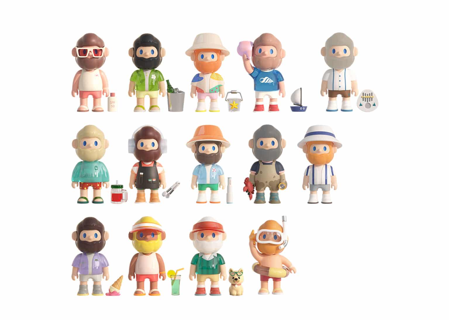Buy Finding Unicorn Farmer Bob Island Series Blind Box Online in ...