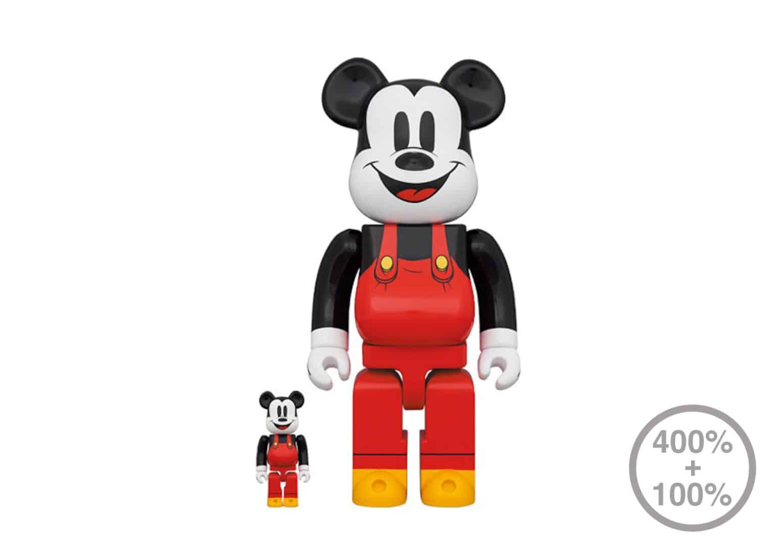 Buy Bearbrick x Disney Mickey Mouse Boat Builders 100% & 400% Set ...