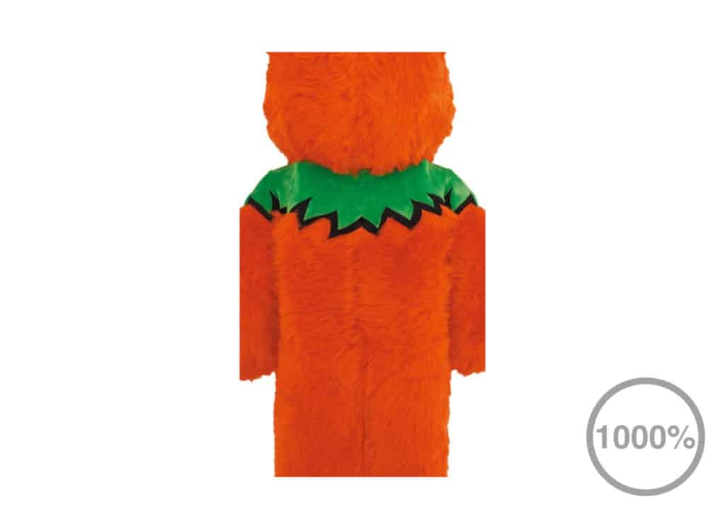 Buy Bearbrick x Grateful Dead Dancing Bear Costume Ver. 1000% Orange ...