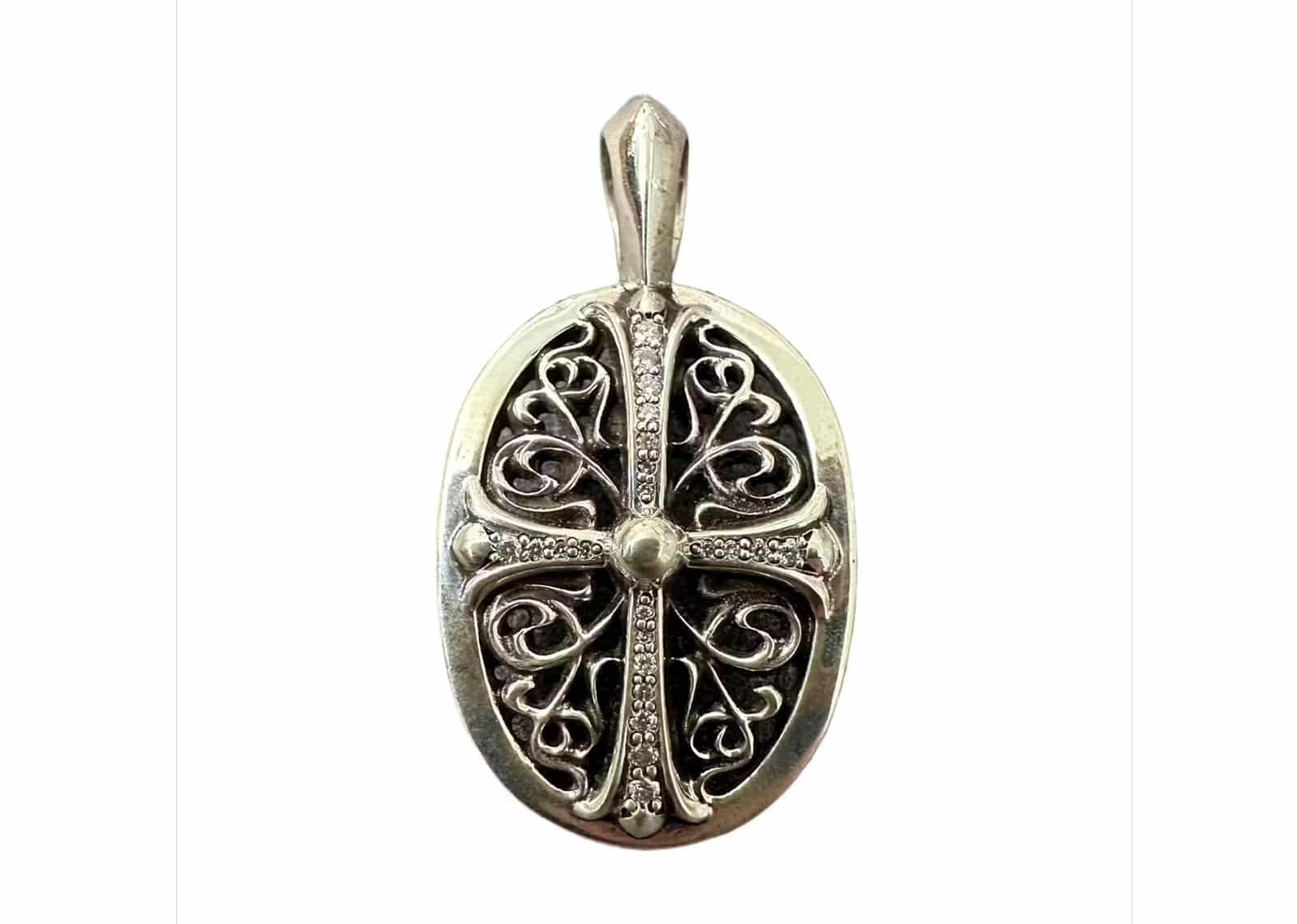 Buy Chrome Hearts Classic Oval Pendant Online in Australia | KickSTW