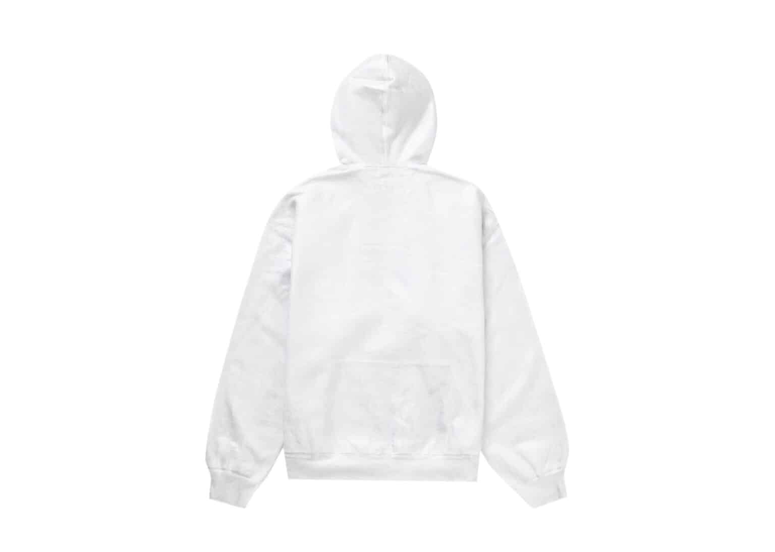 Buy Supreme MM6 Maison Margiela Foil Box Logo Hooded Sweatshirt White Online in Australia | KickSTW