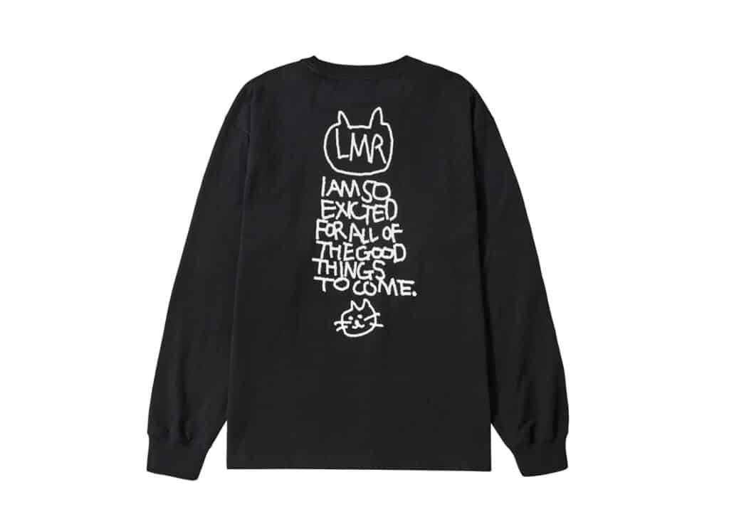 Buy LMR Symbol Logo Drawing Lettering Long Sleeve Black Online in ...
