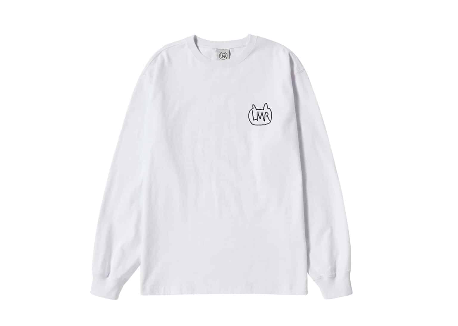 Buy LMR Symbol Logo Drawing Lettering Long Sleeve White Online in ...