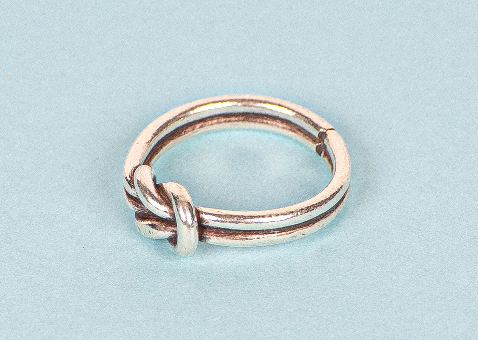 Buy 999 Silver Handmade Distressed Knotted Ring Online in Australia ...