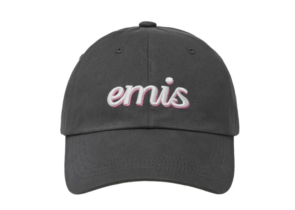 Buy Emis Layered Logo Ball Cap Charcoal Online in Australia | KickSTW