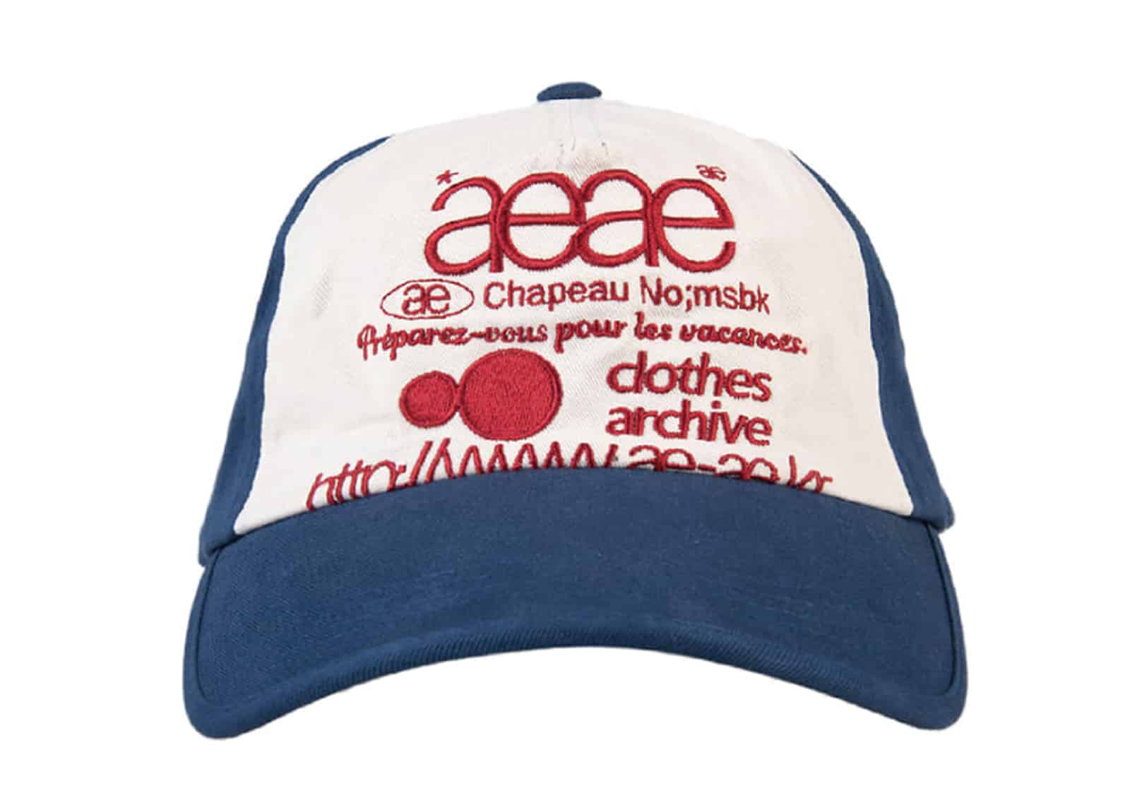 Buy Aeae Web Logo 5 Pannel Cap Blue Red Online in Australia | KickSTW