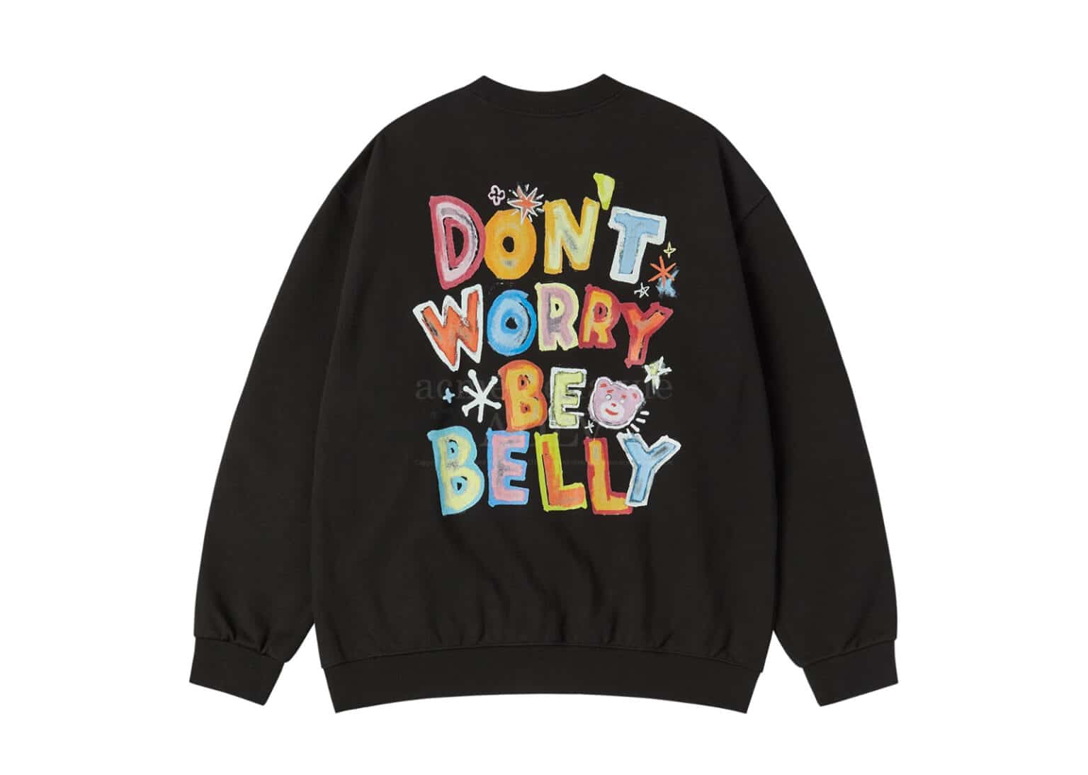 Buy ADLV Belly Collage Logo Crewneck Black Online in Australia | KickSTW