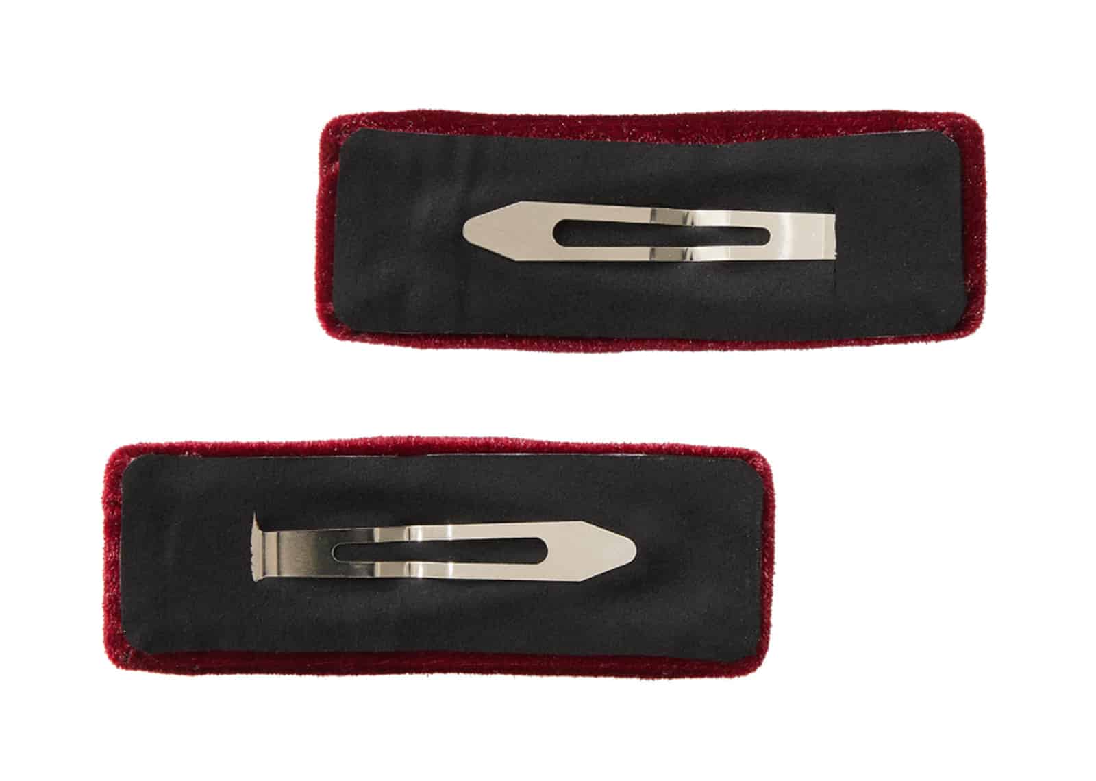 Buy Emis Glitter Velvet Rectangular Hairpin Red Online in Australia ...